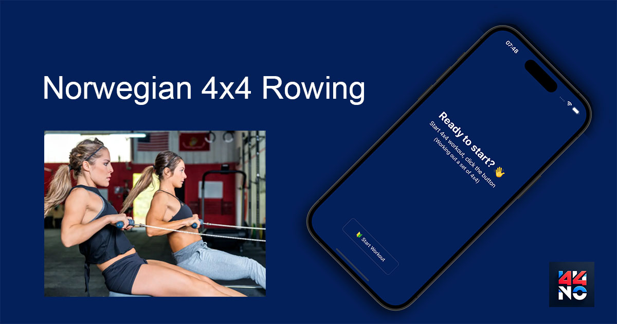 Norwegian 4x4 Rowing Machine Workout: Complete Protocol Guide (2025)